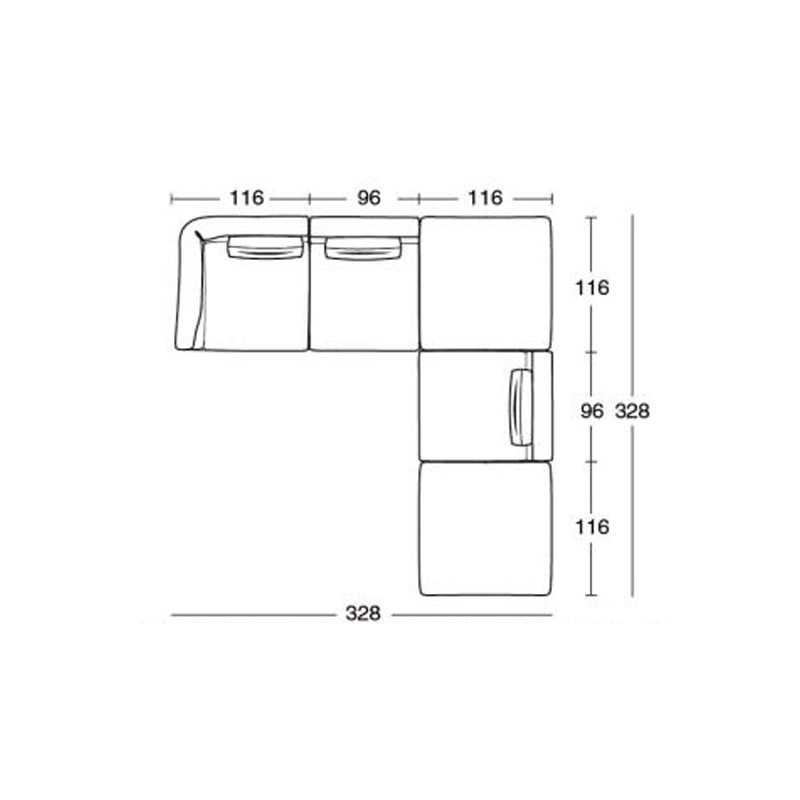 Zanotta FEDRIGO Sofa Kombination 6